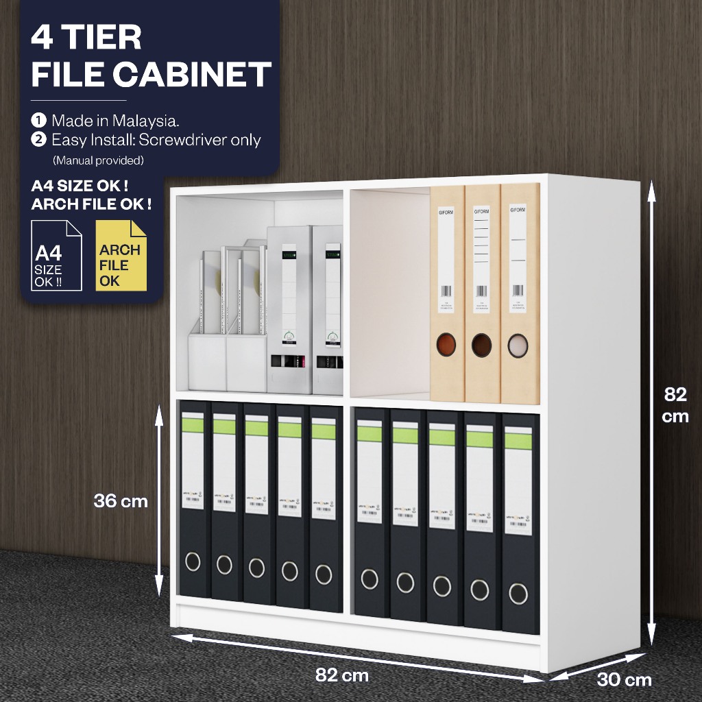 Kabinet Fail Pejabat 4 Tingkat/Office File Cabinet 4 Tier my-com/A4 ...