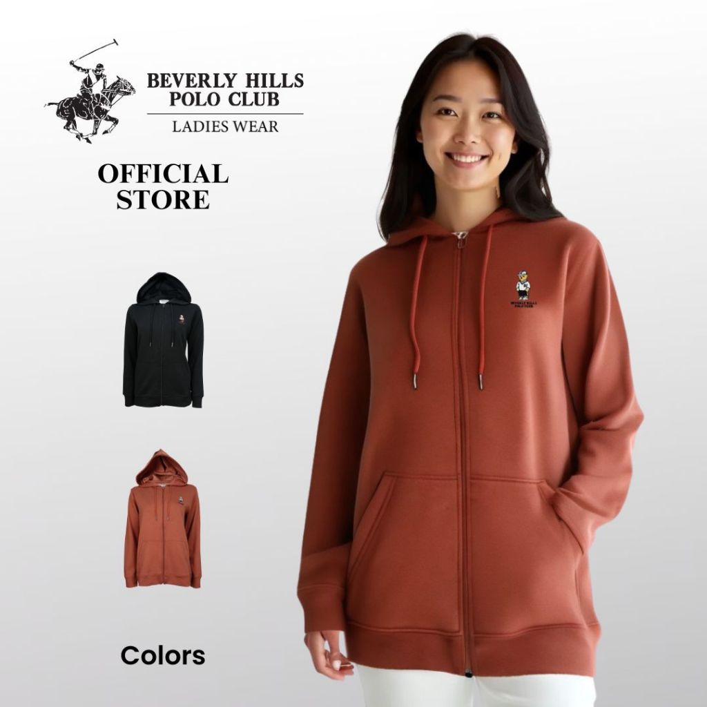BHPC Women Cotton Bear Collection Hoodie Jacket | Shopee Malaysia