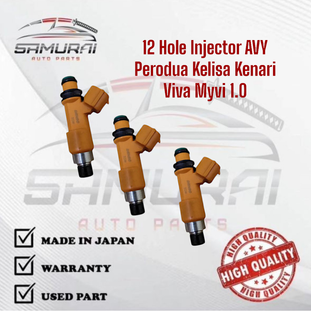 Perodua Kelisa Kenari Viva Myvi 1.0 12 Hole Injector AVY | Shopee Malaysia
