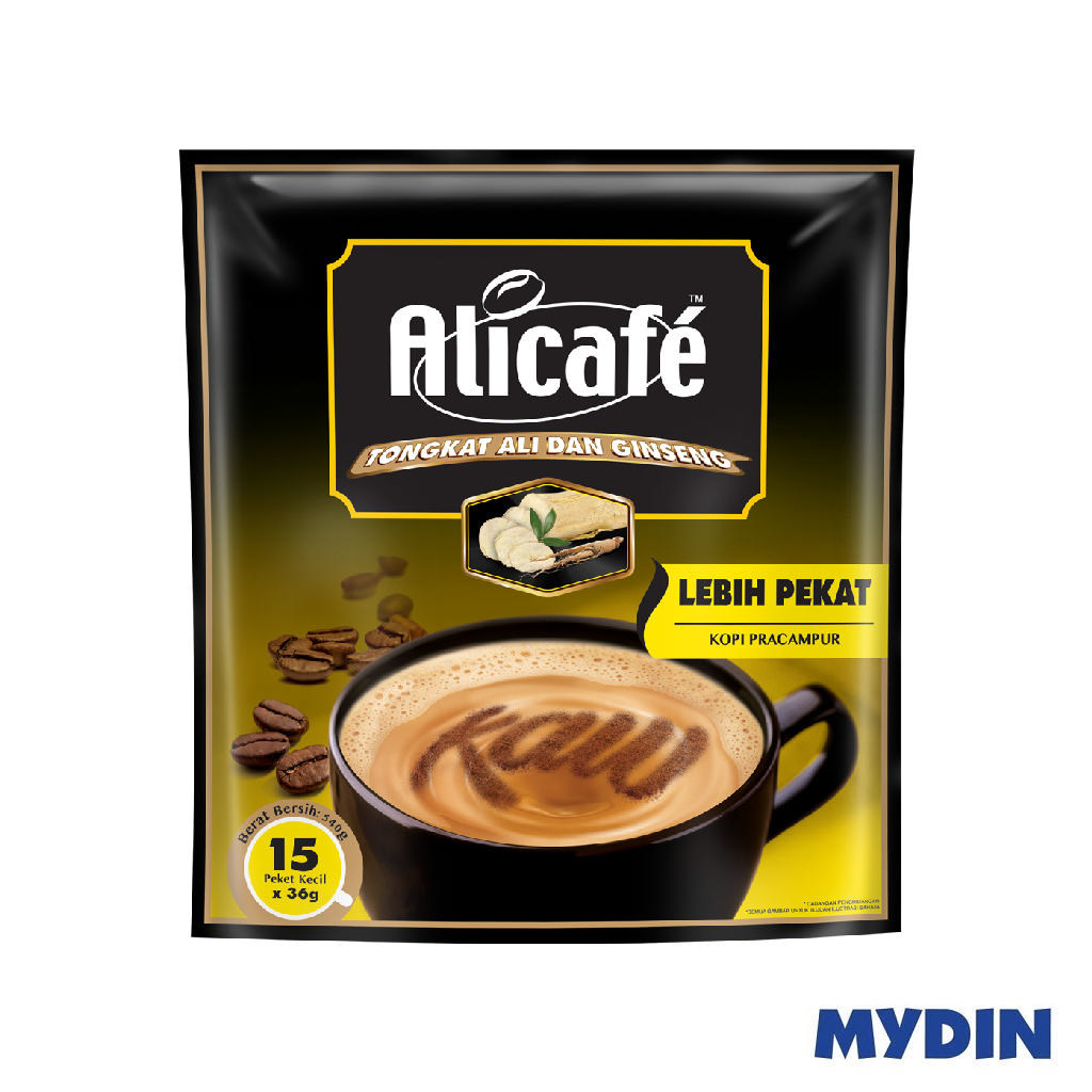 Power Root Alicafe Tongkat Ali & Ginseng Lebih Pekat (15's x 36g ...
