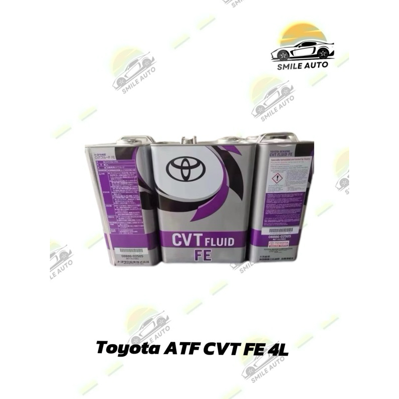 Toyota ATF CVT FE Gear Oil 4L 08886-02505 (NEW PACKING) | Shopee Malaysia