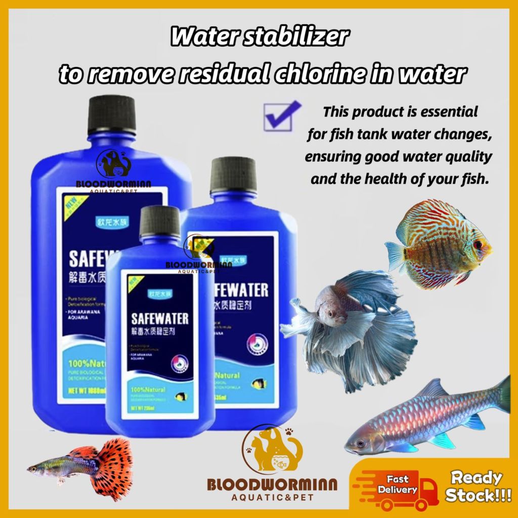 OULONG Anti-Chlorine Remove Chlorine/Water Conditioner/Protect fish ...