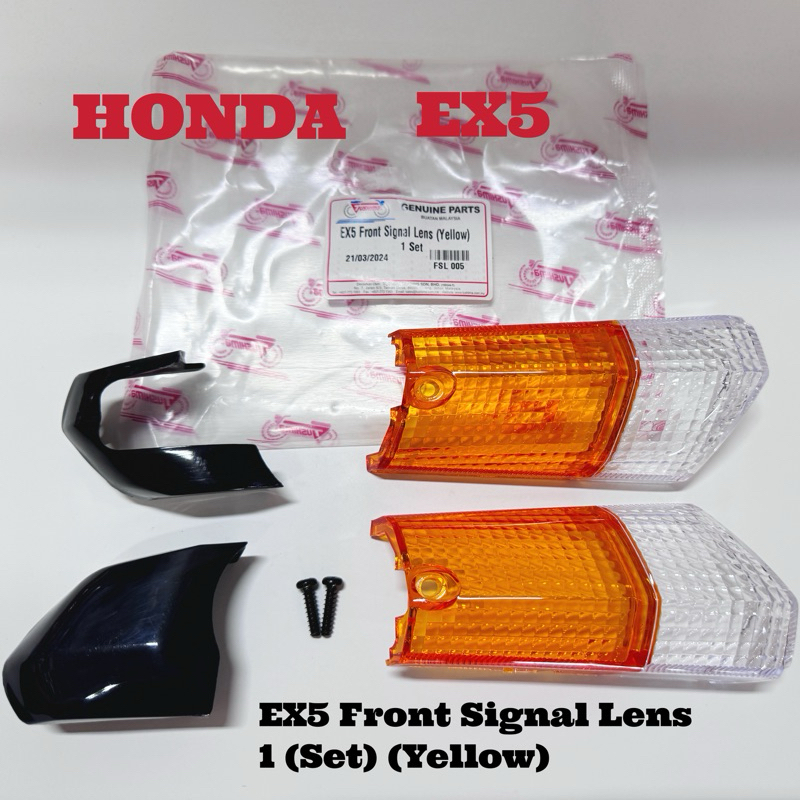 Honda EX5/DREAM Front Signal Lens (Yellow)1 Set Ready Stock | Shopee ...