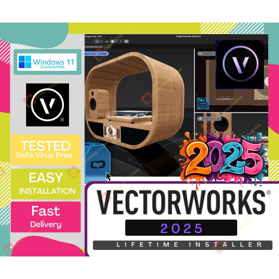 Vectorworks Design Suite 𝟐𝟎𝟐𝟓 🔥 LATEST + VIDEO INSTALL | 𝐀𝐜𝐭𝐢𝐯𝐚𝐭𝐞𝐝 ...
