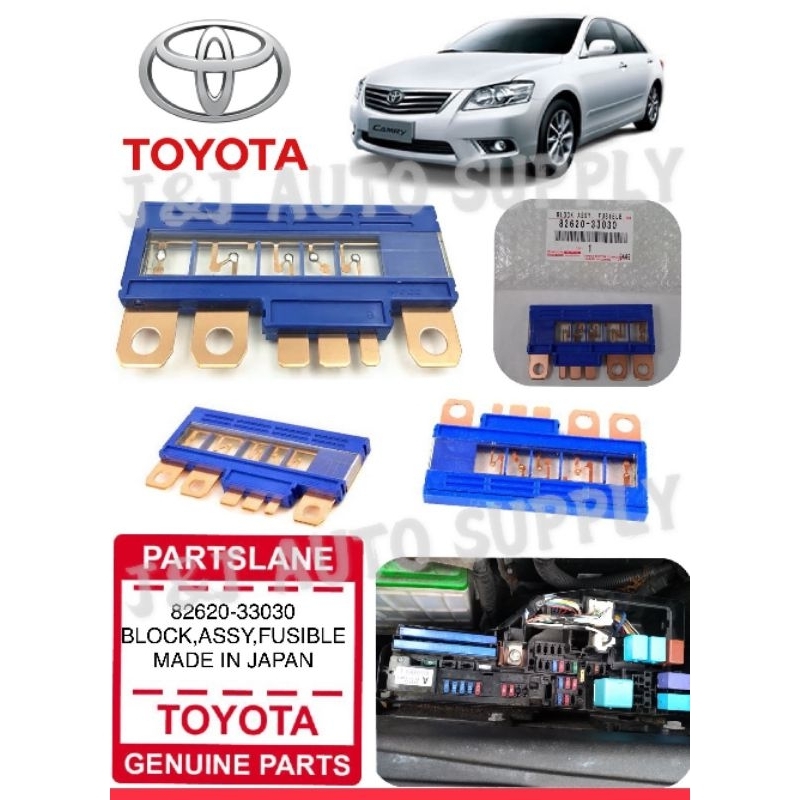 82620-33030 ORIGINAL TOYOTA GENUINE PARTS FUSIBLE LINK ASSY | Shopee ...