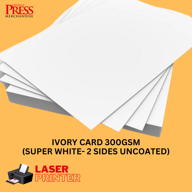 Ivory Card 300gsm - A4 A3 - Uncoated | 100pcs | Shopee Malaysia