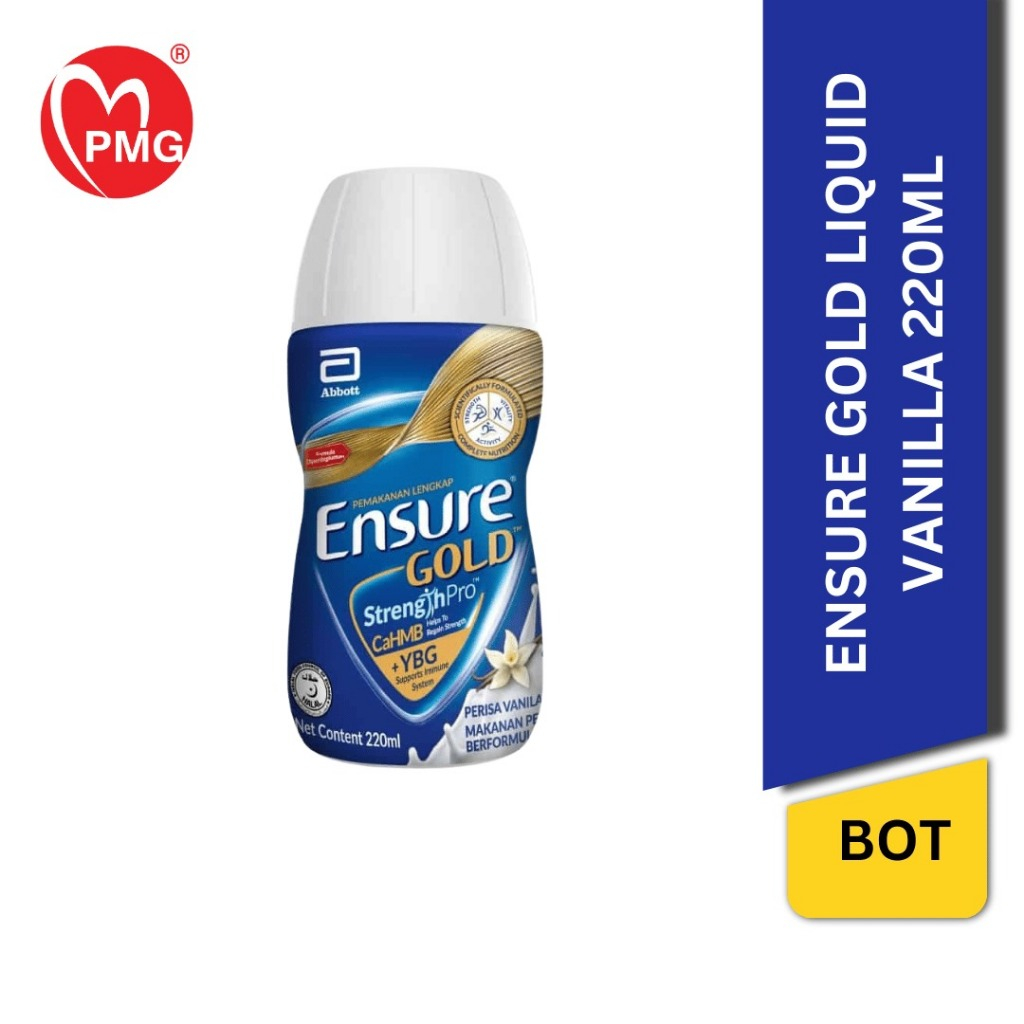[PMG PHARMACY] Ensure Gold Liquid Vanilla 220ml | Shopee Malaysia