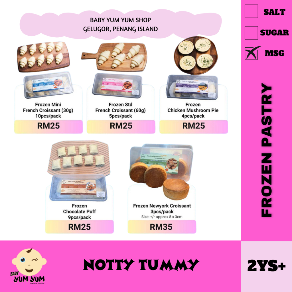 NOTTY TUMMY FROZEN PASTRY SNACKING FOR FAMILY | Shopee Malaysia