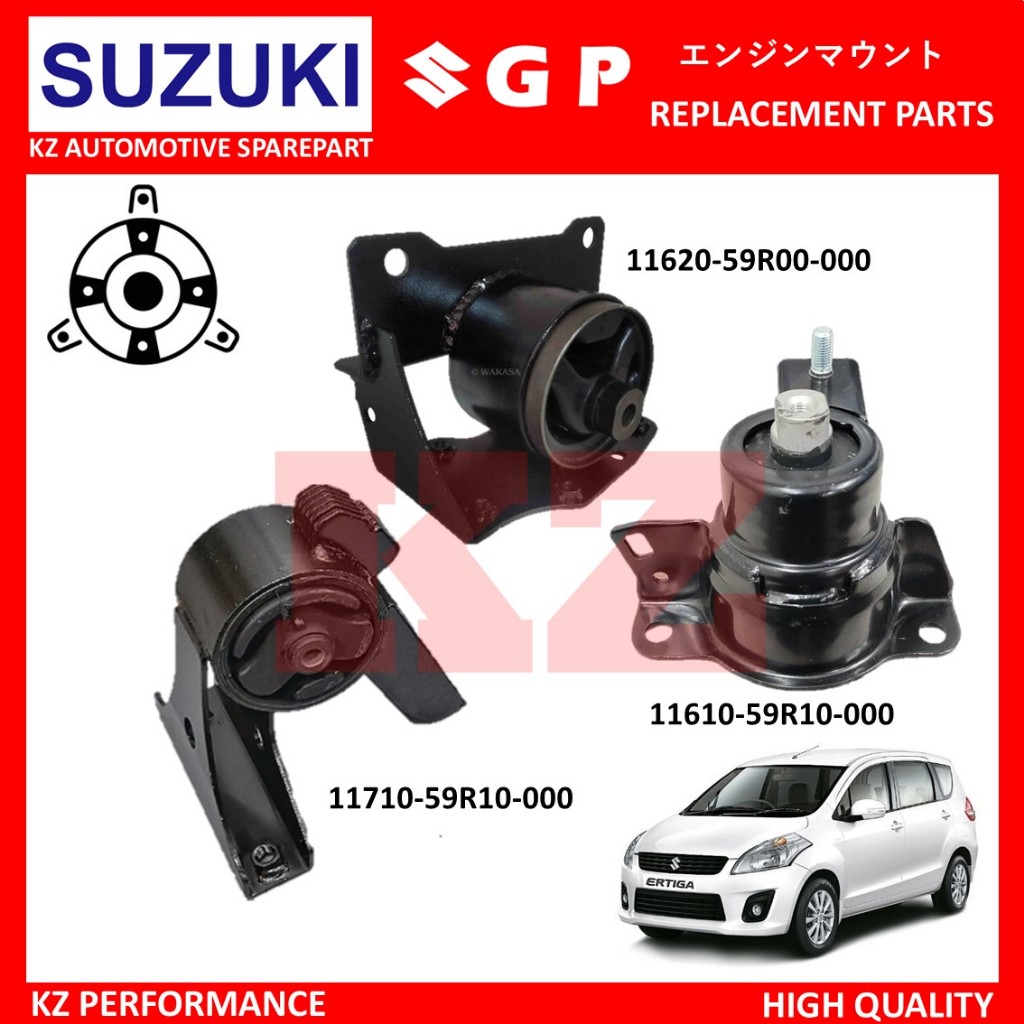 SUZUKI ERTIGA 2012-2018 (AUTO) - 3 IN 1 SET - ENGINE MOUNTING KIT ...