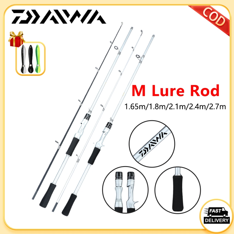 DAIWA Joran Pancing Fishing Rod Spinning Casting Rod M Power Rod Mancing Laut Batang Pancing ...