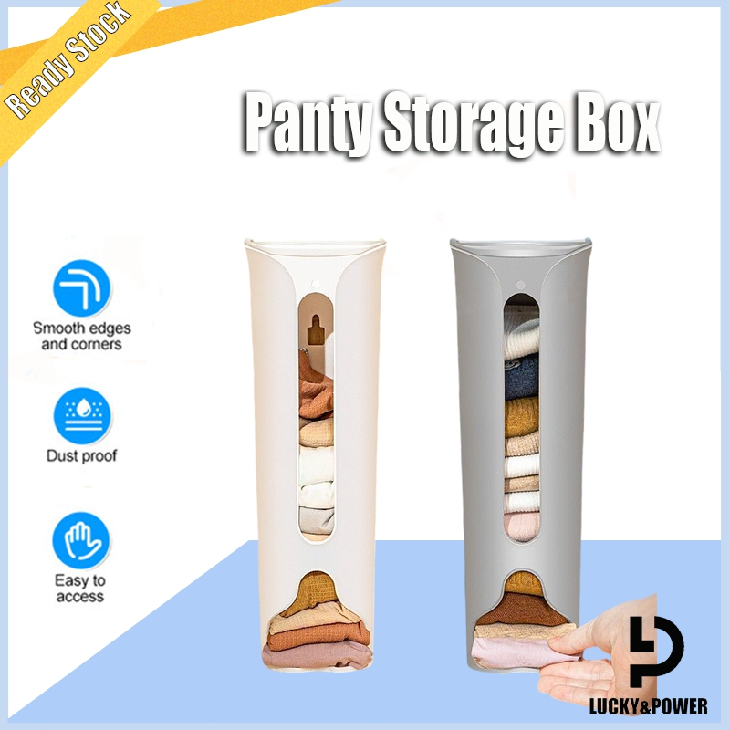 Sock Storage Box Wall Mounted Space Saving Garbage Bag Dispenser Sock ...