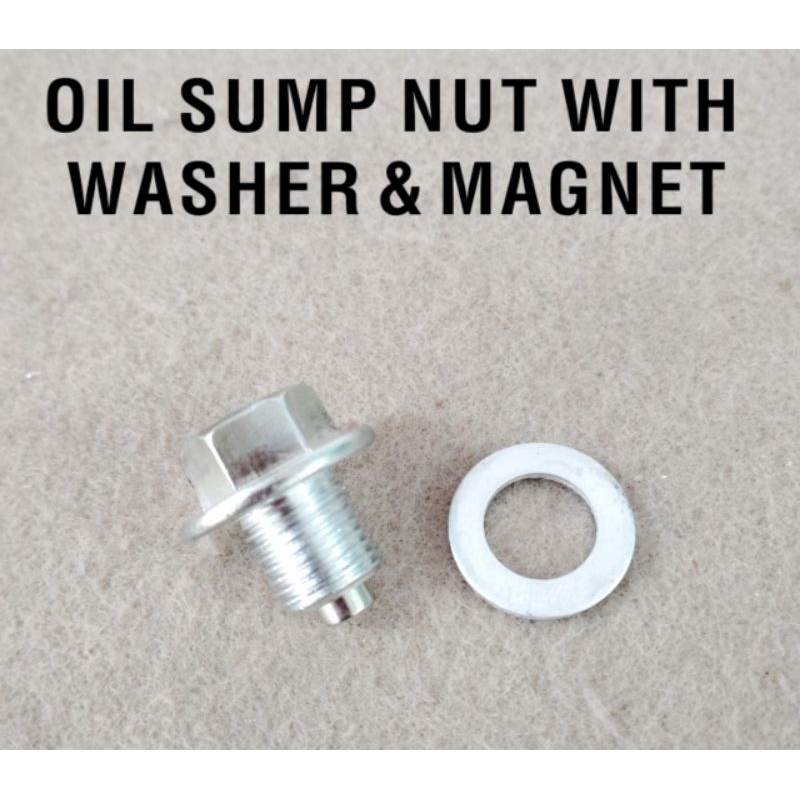 OIL SUMP NUT WITH MAGNET PERODUA MYVI, VIVA, ALZA, KELISA, KENARI ...