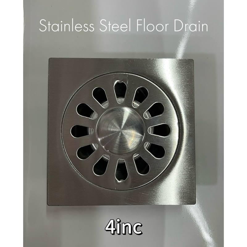4inc Floor drain Stainless Steel 304 Floor Trap Grating Anti Cockroach ...