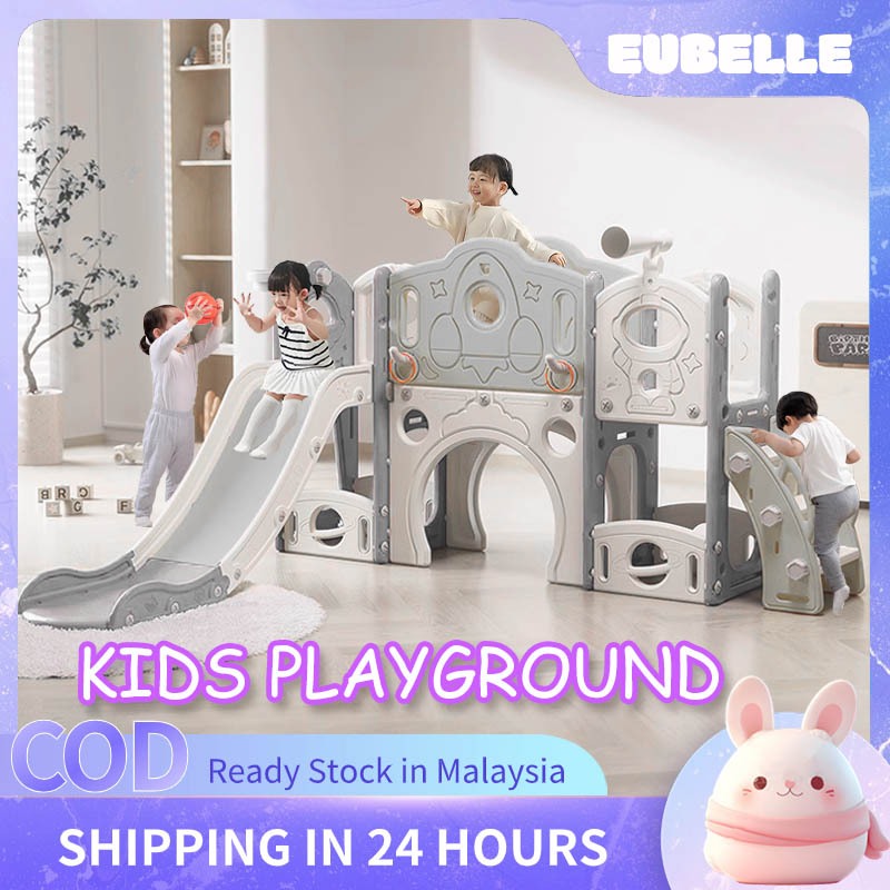 [COD]Children Slide Indoor Playground Swing Basket Slide for kids ...