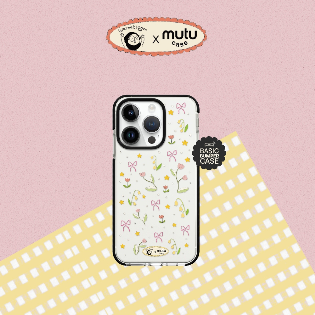 Starry Bloom - Warna Bloom x Mutu Case (Powered by Basic Bumper) Compatible with iP16PROMAX ...