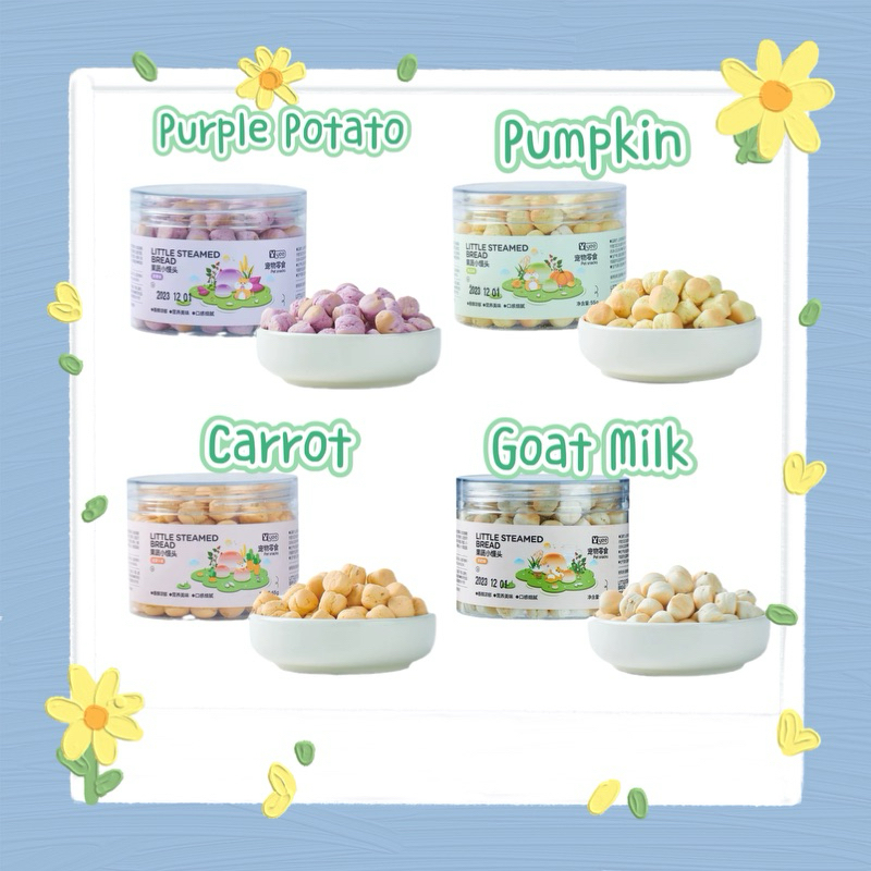 Yee Little Steamed Bread small pet treats意品Yee果蔬小馒头 小宠零食（WholeBottle ...