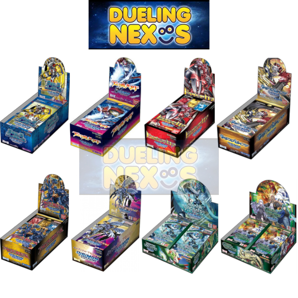 DIGIMON CARD GAME Extra Booster Box - EX1 EX01 / EX5 EX05 / EX6 EX06 / EX7 EX07 / EX8 EX08 / EX9 ...