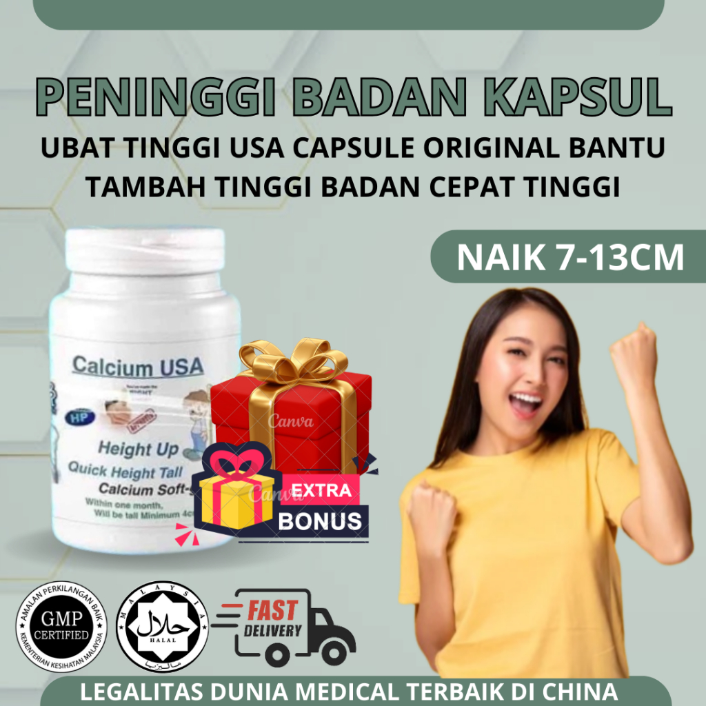 Ubat tinggi Dewasa Height increase Calcium usa - Height Up booster ...