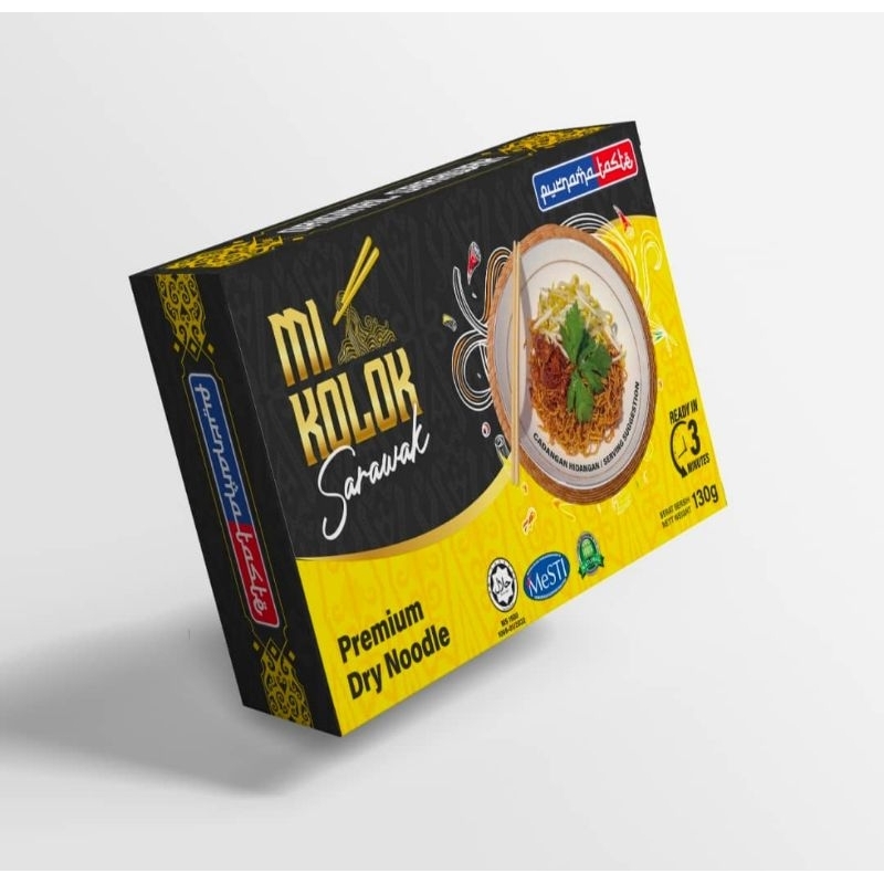 Mee Kolok/Mee Pok/Mee Kampua Viral Sarawak 5 packs Mee Segera | Shopee ...