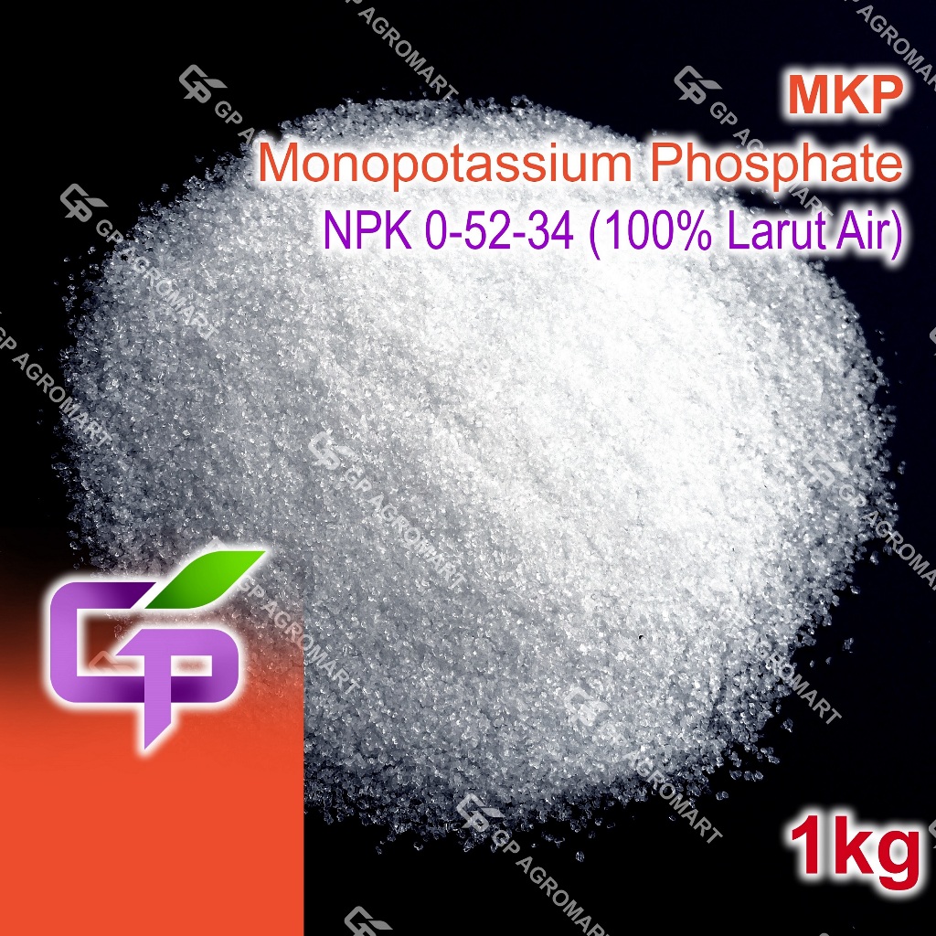 1kg MKP NPK 0-52-34 / Monopotassium Phosphate (KH2PO4) / Water Soluble ...