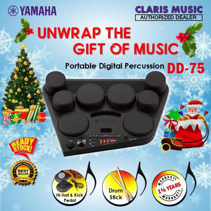 YAMAHA DD75 ALL-IN-1 PORTABLE DIGITAL DRUM-NEW UNIT! (MODEL: DD75 / DD ...