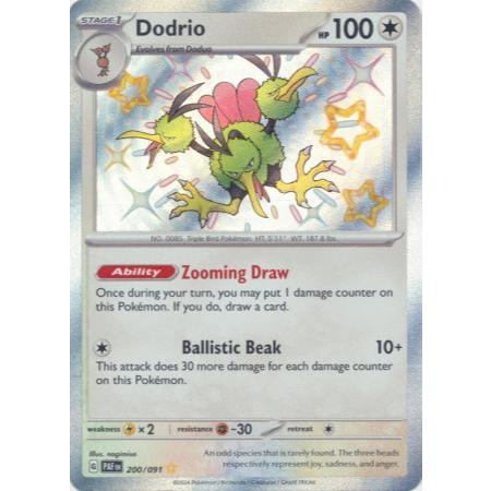 POKEMON TCG / Dodrio - 200/091 - Shiny Rare | Shopee Malaysia