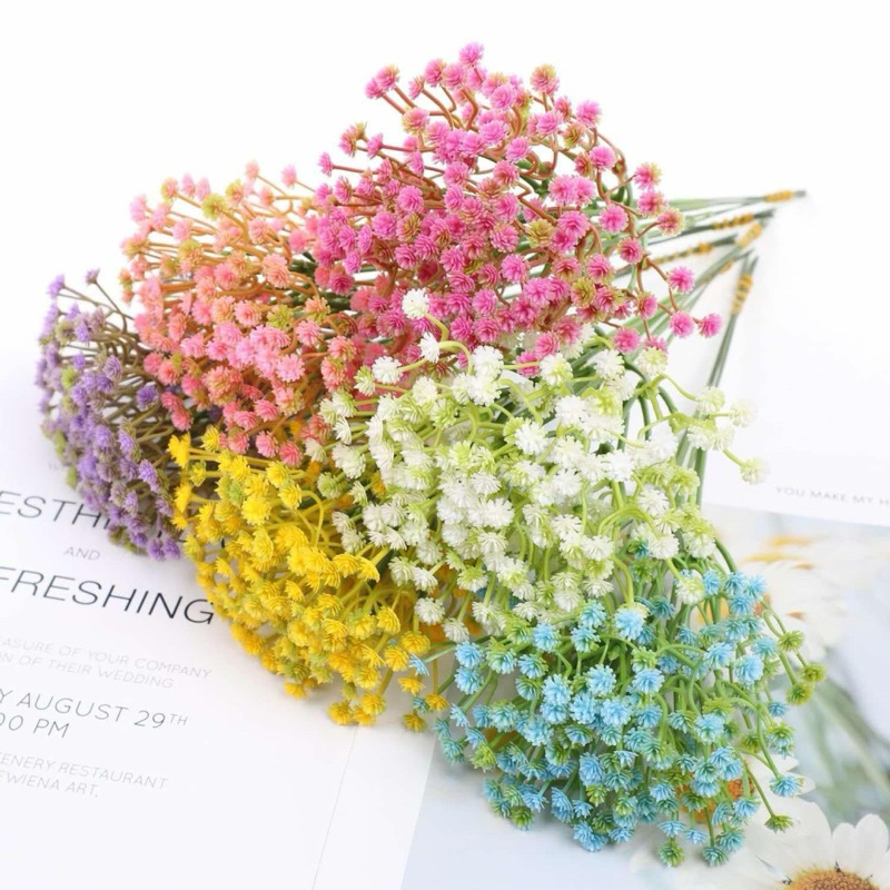 [1 Pcs/Stalk] 32cm+36 Baby Breath Flowers |Artificial Baby Breath ...