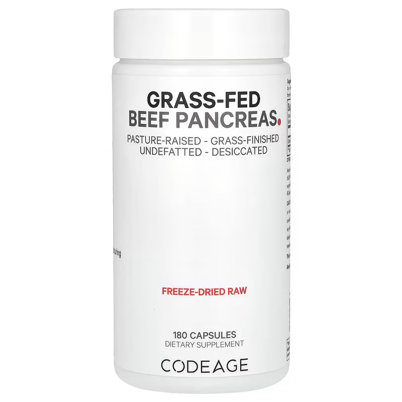 Codeage, Grass-Fed Beef Pancreas, 180 Capsules | Shopee Malaysia
