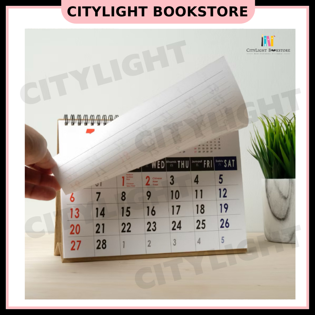 [CITYLIGHT] Calendar 2025: Calendar 2025 Desk Standing/Hanging Calendar ...