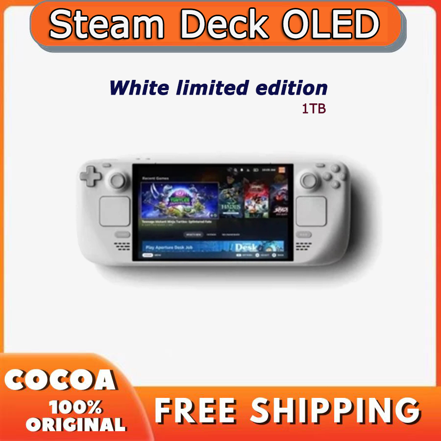 [Limited] Steam Deck OLED White Handheld Gaming Console 1TB NVMe SSD ...