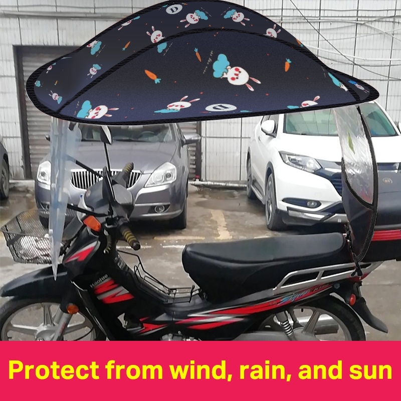 Electric Car Canopy, New Thickened Motorcycle Rain Shelter,Transparent ...