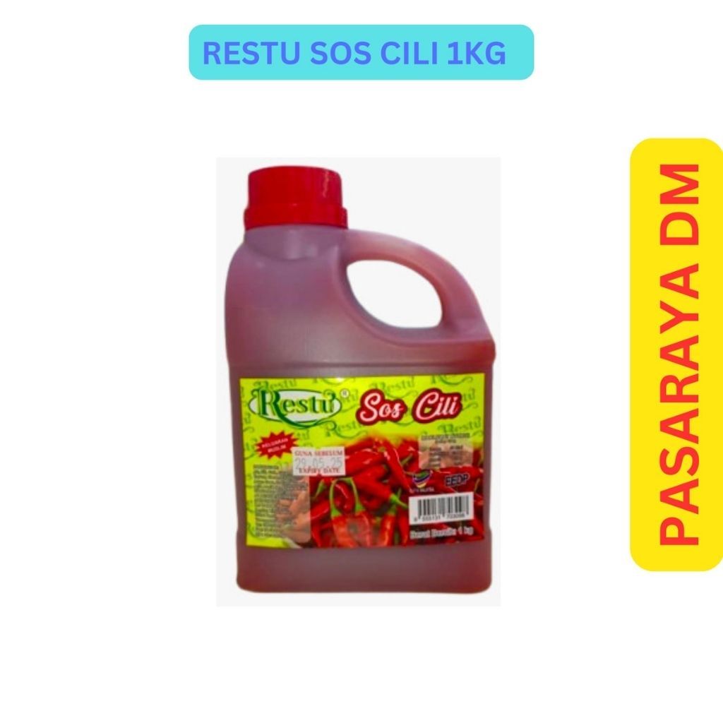 Restu Sos Cili 1kg (SAUCE CILI RESTU 1KG) | Shopee Malaysia