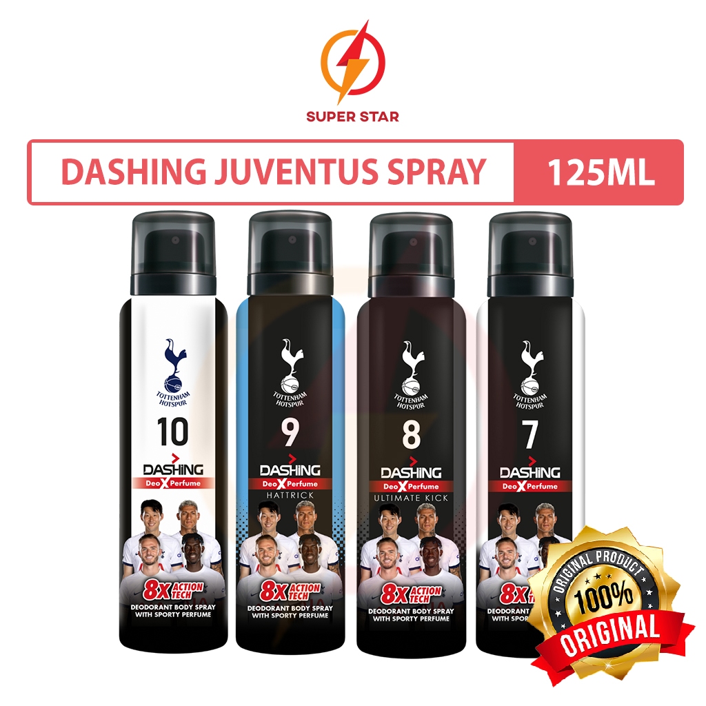 Dashing Deo Spray 125ml - Hattrick / Ultimate Kick / Tottenham 7 ...