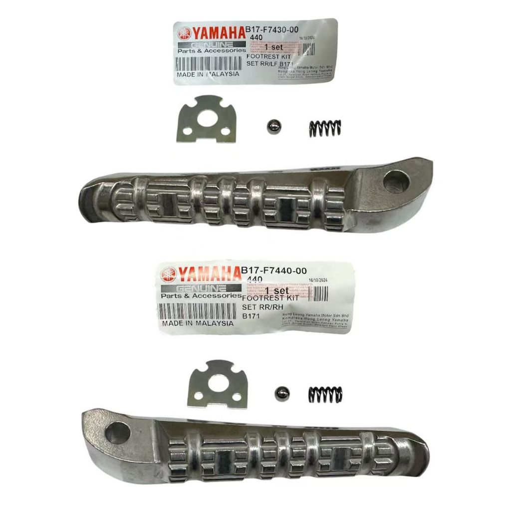 YAMAHA Y15ZR V1 V2 REAR FOOTREST ORIGINAL HLY B17-F7430-00 / B17-7440-00 PEMIJAK KAKI BELAKANG ...