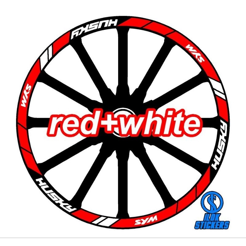 SYM HUSKY STICKER RIM READY STOCK | Shopee Malaysia