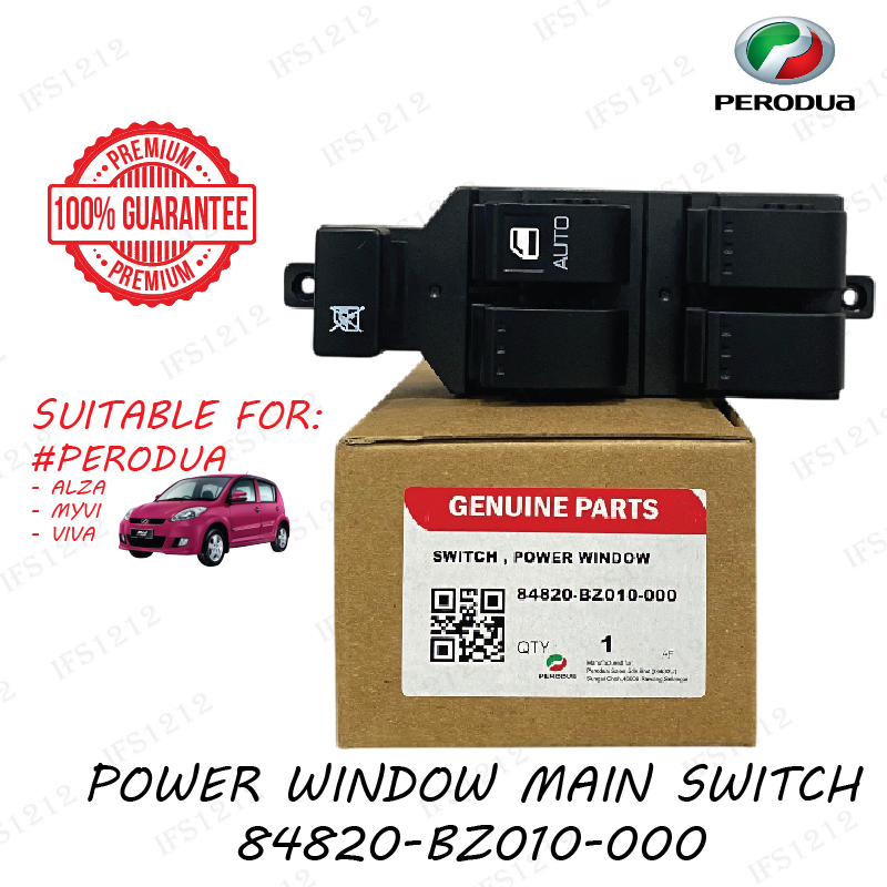 🇲🇾ORI NEW🔥 PERODUA POWER WINDOW MAIN SWITCH ALZA MYVI VIVA MAIN AUTO 5 ...
