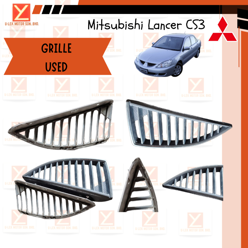 Mitsubishi Lancer CS3 Front Grille Used LH & RH 1 Set | Shopee Malaysia