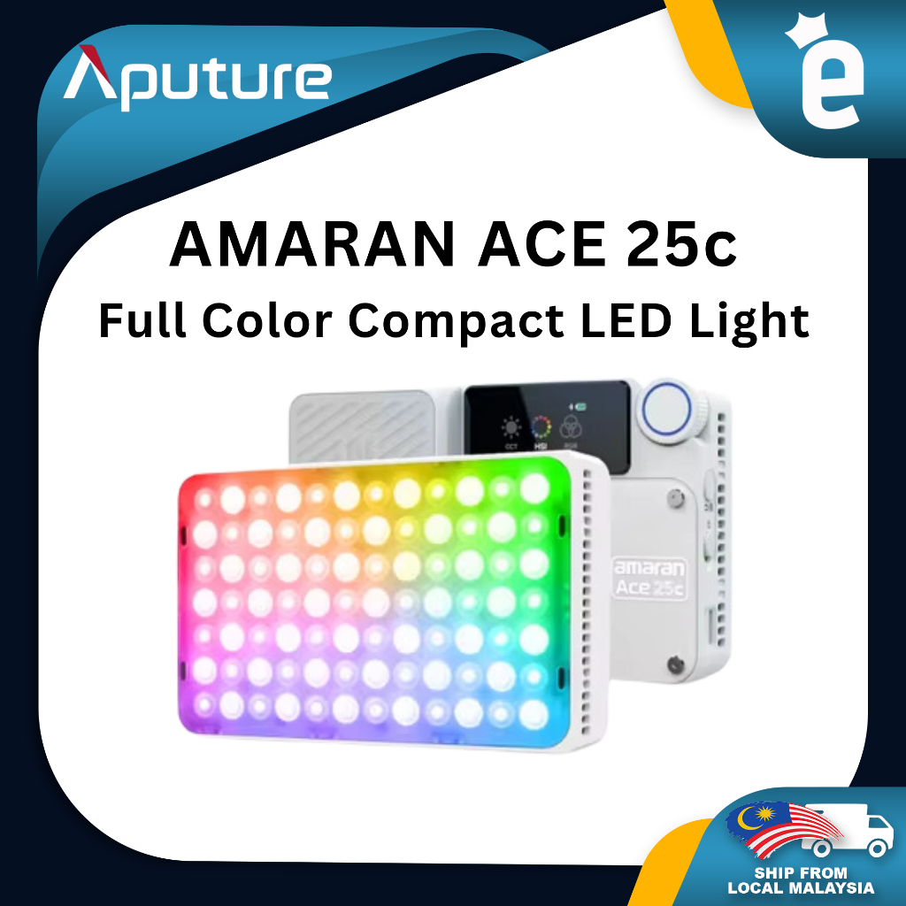 Aputure AMARAN Ace 25c Single Light/Light Kit Full Color Compact LED Light | Shopee Malaysia