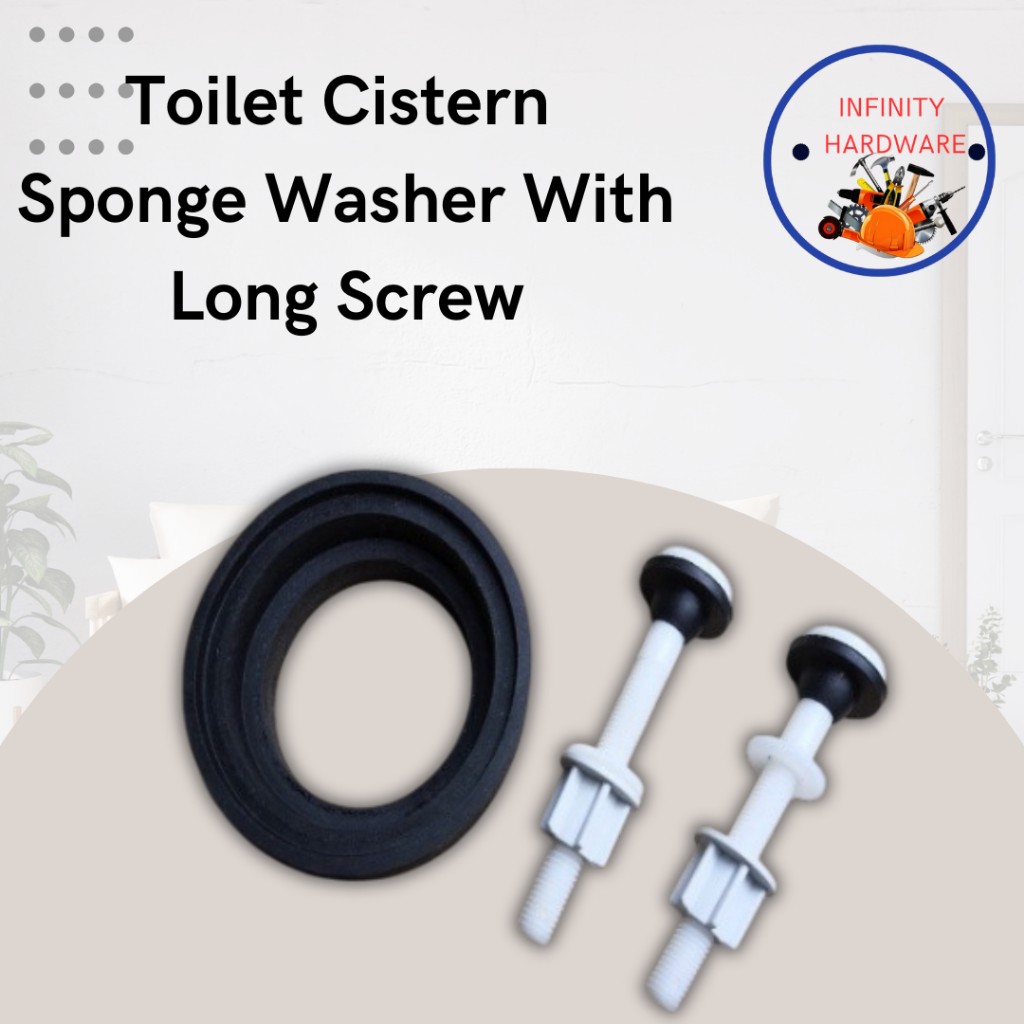 [Ready stock] 50mm(2 1/2”) Toilet Cistern Sponge Washer Span With Long ...