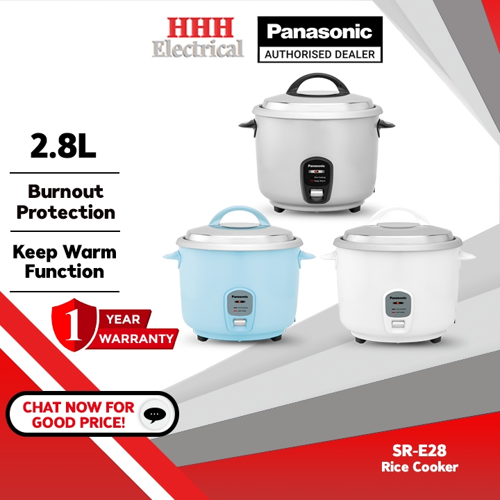 Panasonic 2.8L Rice Cooker SR-E28 RANDOM COLOR Periuk Nasi with ...