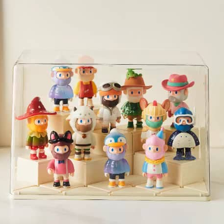 (Ready Stock) Blind Box Display Cabinet Acrylic Organizer Rack ...