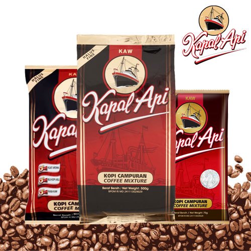 Kopi Kapal Api KAW (Halus Fine) / Serbuk Kopi/ Kapal Api Coffee Mixture ...