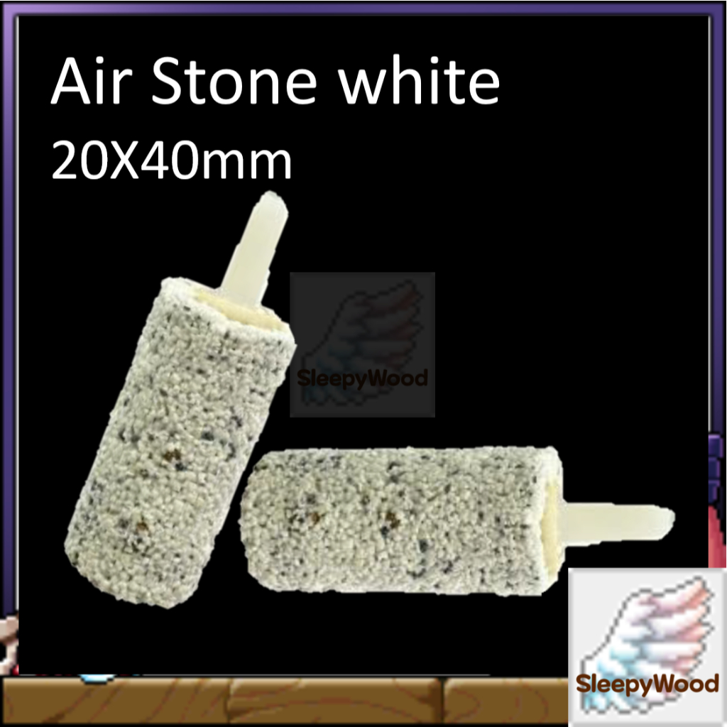 Air Stone White 20X40mm for Aquarium Air Oxygen Pump Batu Udara Putih ...