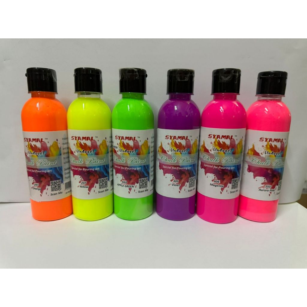SYAMAL CHALK PAINT FOR POURING ART 250ML (INDOOR) | Shopee Malaysia