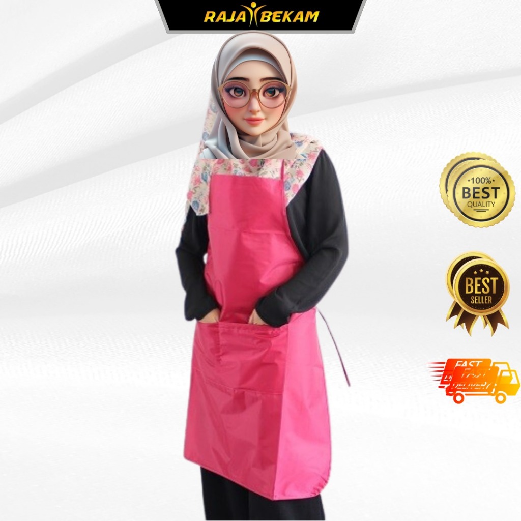 🔥Apron Raja Bekam Tanpa Logo [ MERAH / BIRU / HITAM ] 🔥🔥READY STOCK ...
