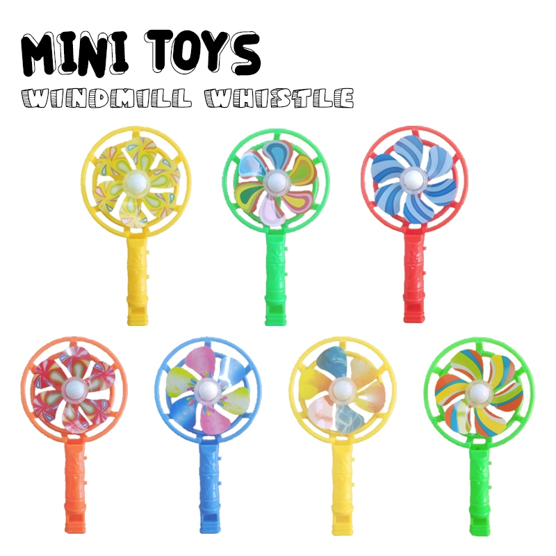 [PANDA] Windmill Whistle Kincir Angin Noisemaker Toys Smart Fan Color ...