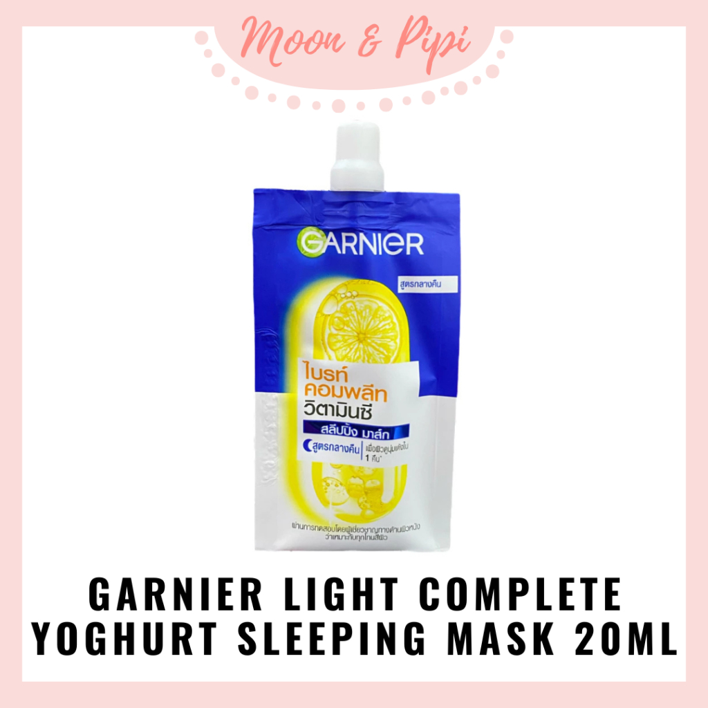 GARNIER YOGURT SLEEPING MASK SACHET | Shopee Malaysia