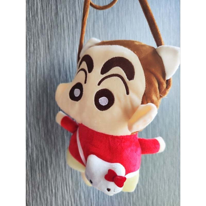 New Shin Chan Kids Bag Sling Bag with Hello kitty friend | Shopee Malaysia