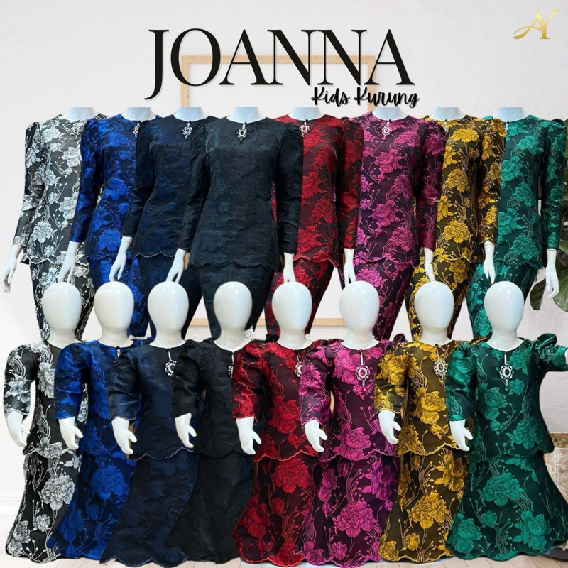 KURUNG MODERN JOANNA KIDS RAYA 2025(sila pm admin sebelum order ...