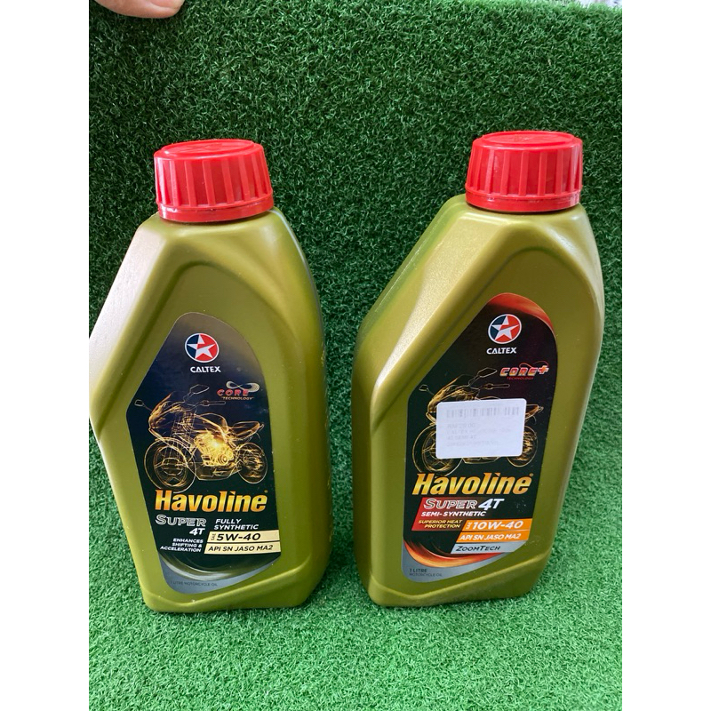 CALTEX Havoline Super 4T 10w40 Semi Synthetic 5w40 Fully 1 Motor Minyak ...